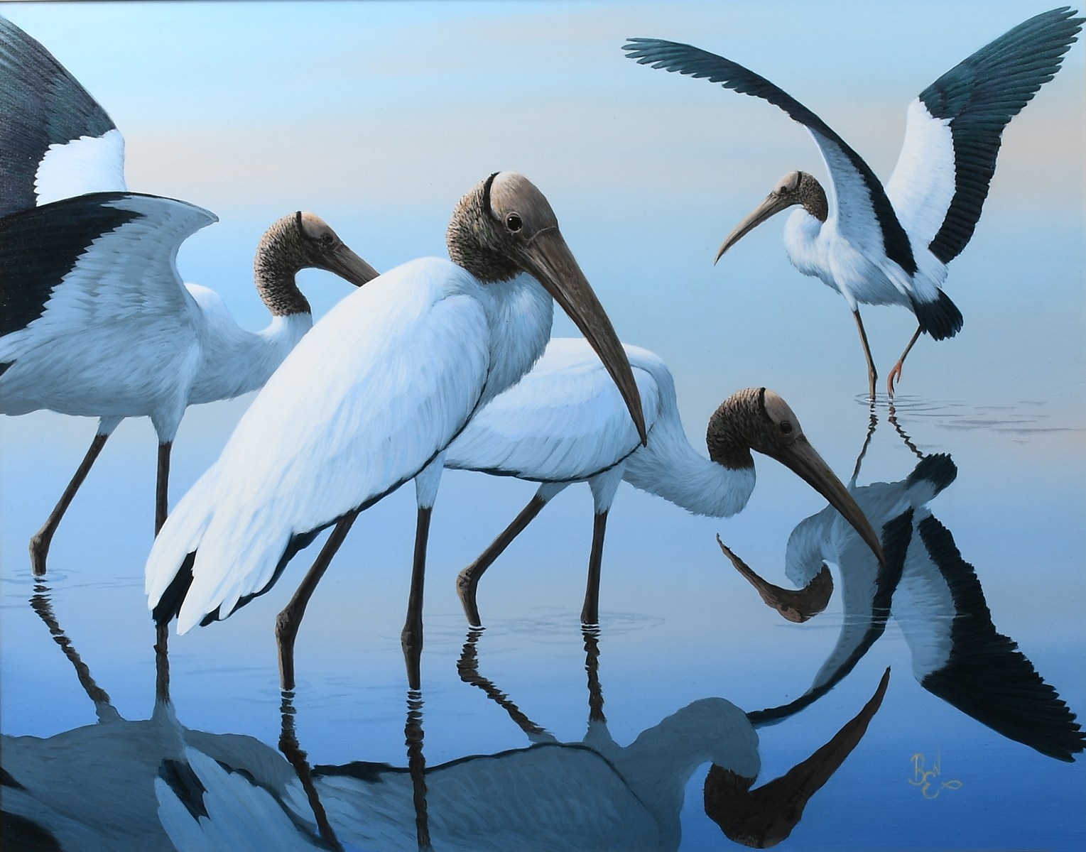 Ben W. Essenburg | ''Wood Stork Dreams IV'' (4) | MutualArt