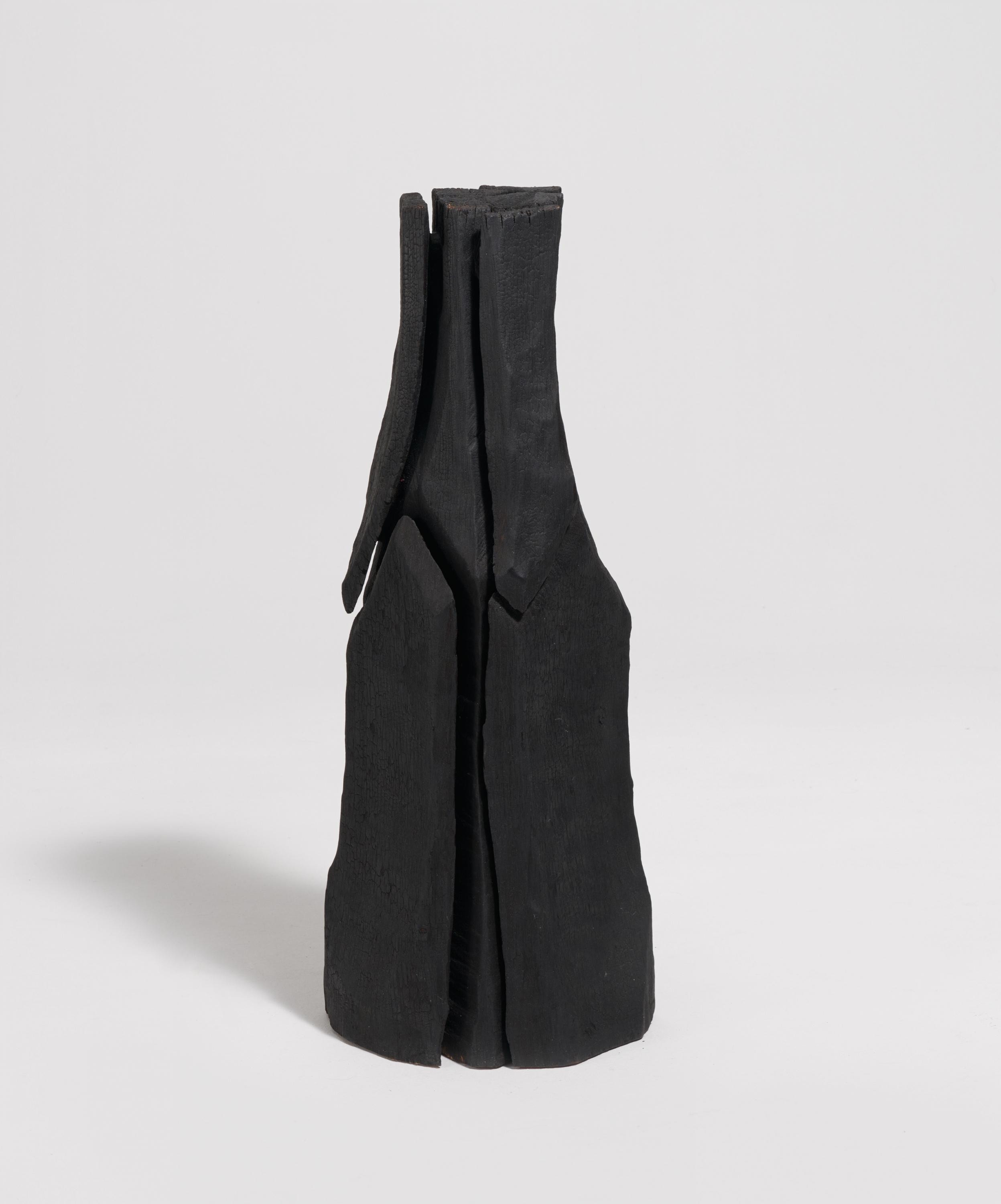David Nash | Charred Scale Column. (2004) | MutualArt