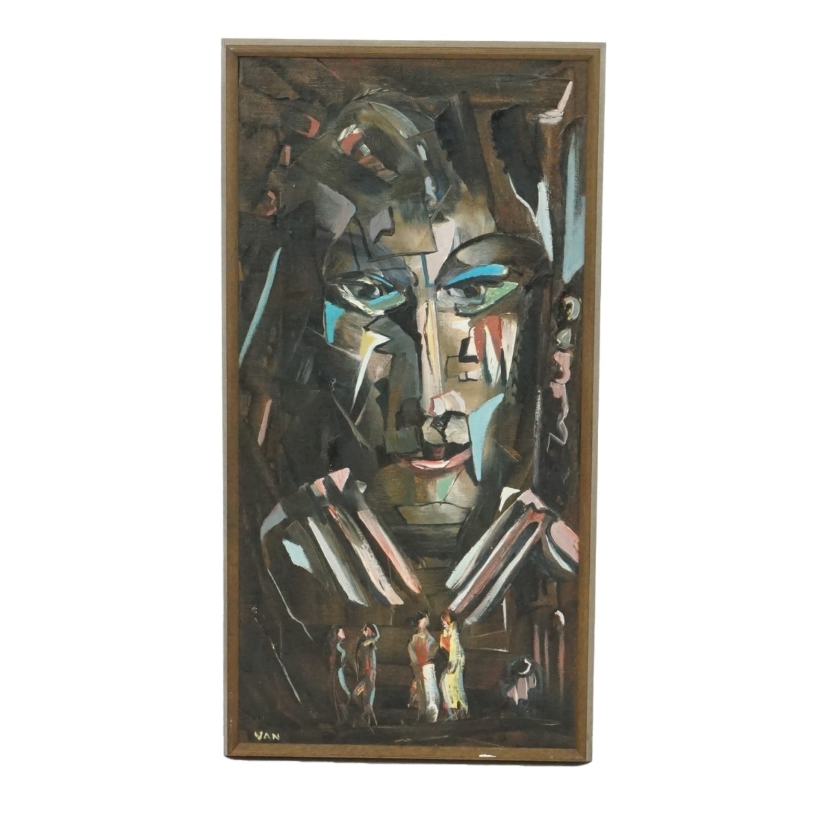 Lewis Vandercar | Abstract Face | MutualArt
