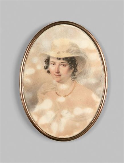 Jean Baptiste Isabey | Oval miniature | MutualArt
