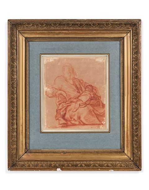 Andrea del Sarto | Study of a draped figure | MutualArt