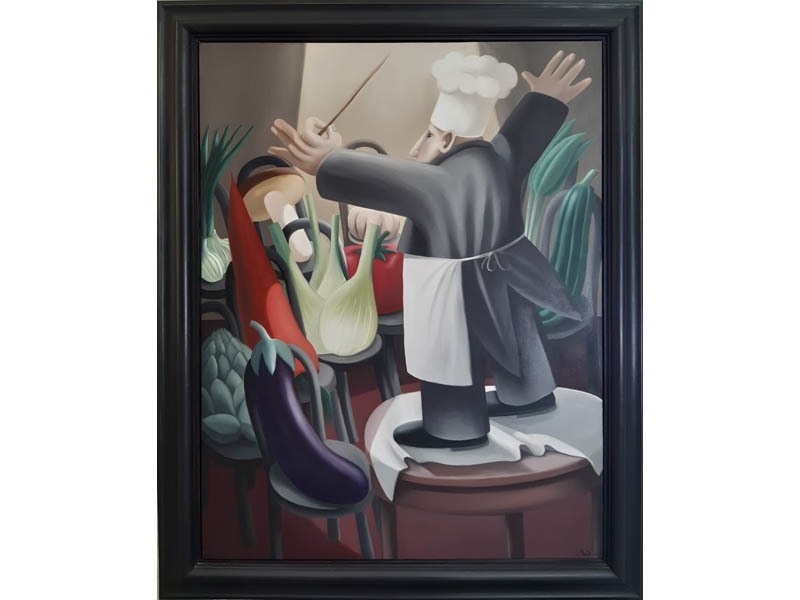 Tom Samek | Maestro in His Kitchen (2002) | MutualArt