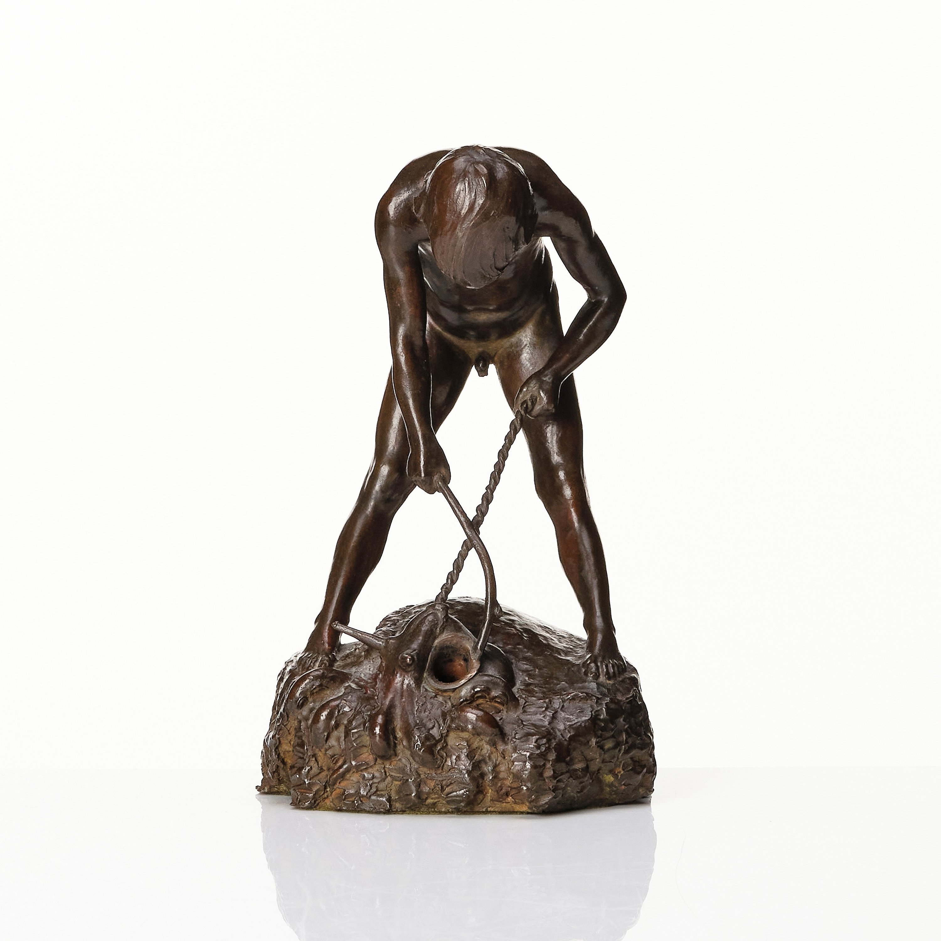 Hugo Elmqvist | A 'Bläckfisken' (The octopus) (Circa 1900) | MutualArt