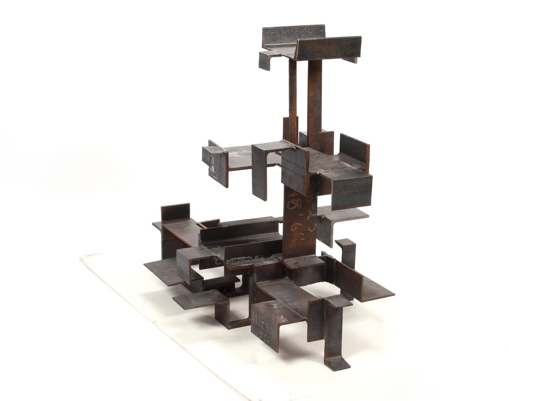 Brother Mel Meyer | Large geometric brutalist floor sculpture (1976 ...