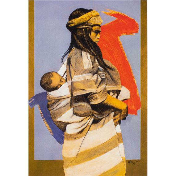 Ben Cabrera | A framed BenCab offset lithographic reproduction | MutualArt