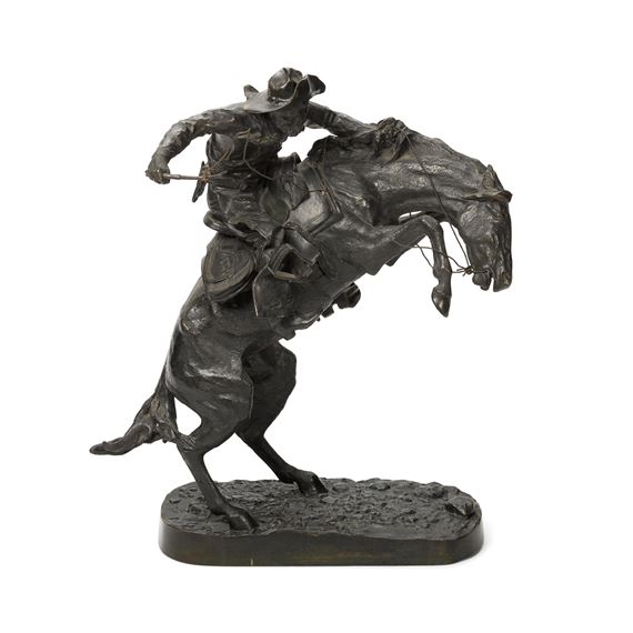 Frederic Remington | The Bronco Buster | MutualArt