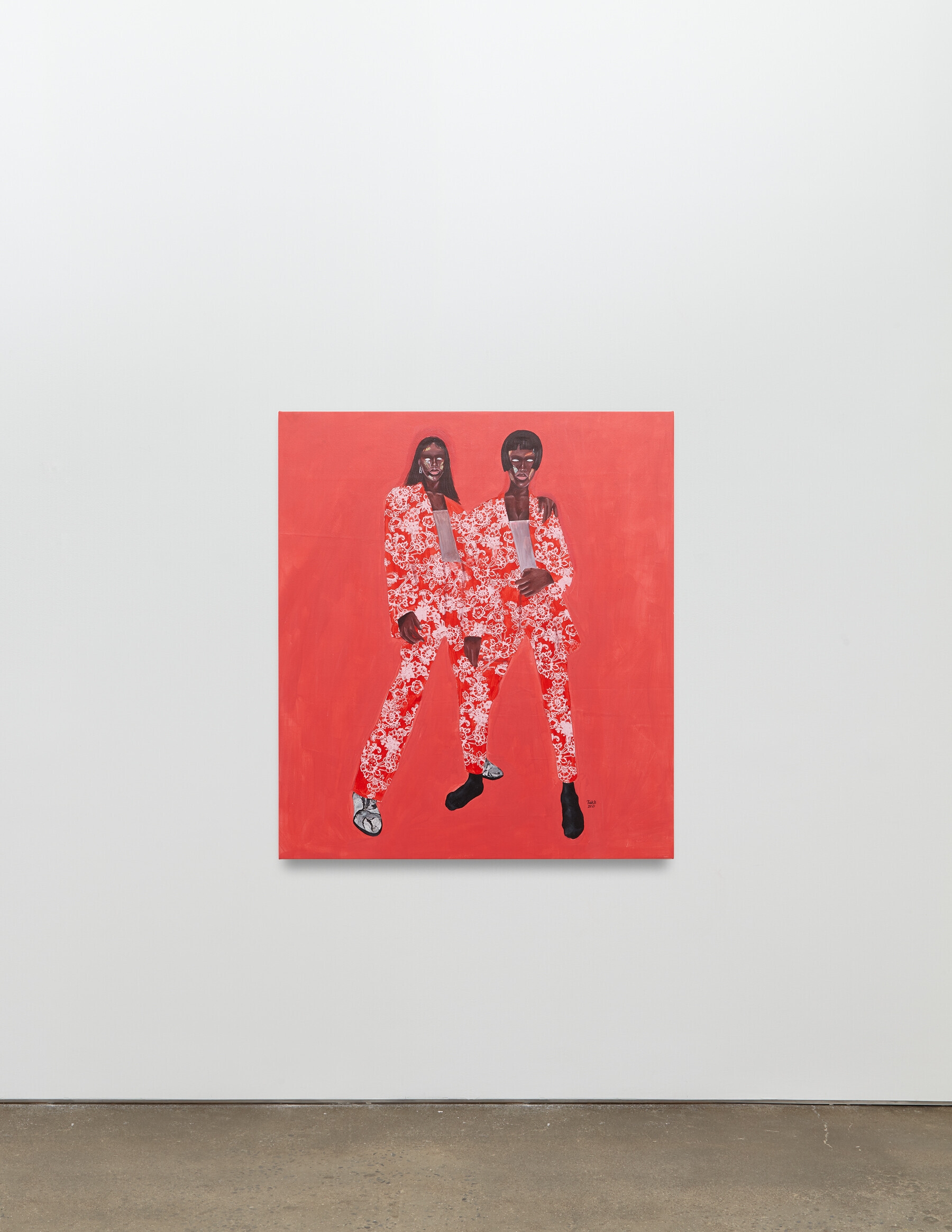Emmanuel Taku | A Red Pair (2021) | MutualArt