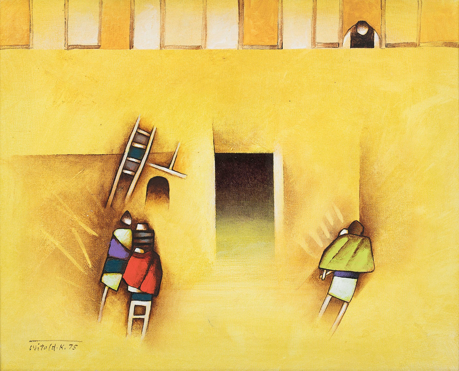 Witold Kaczanowski | P-1975-1951, Z CYKLU LUDZIE (1975) | MutualArt