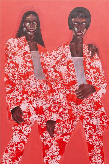Emmanuel Taku | A Red Pair (2021) | MutualArt