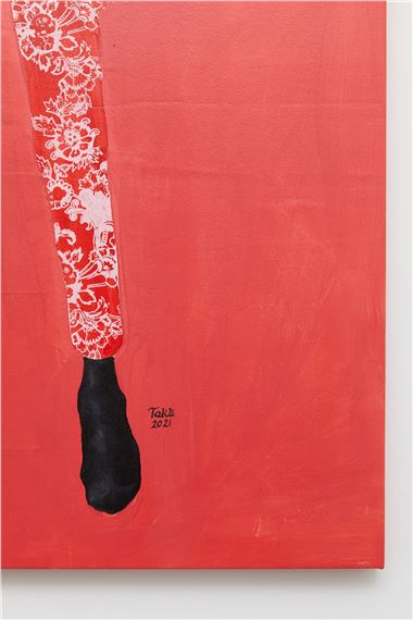 Emmanuel Taku | A Red Pair (2021) | MutualArt