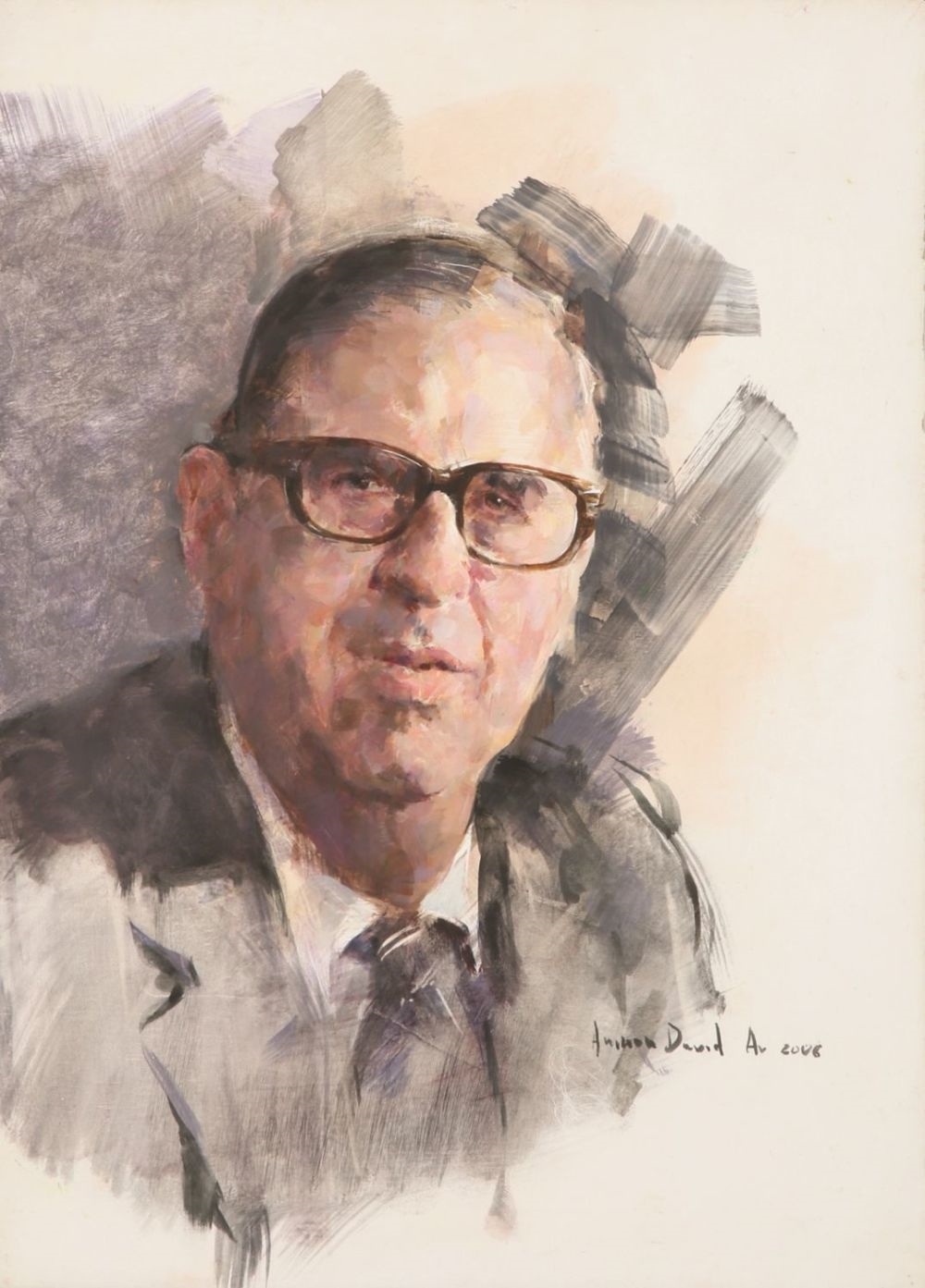 Amnon David Ar | Portrait of Abba Eban (2008) | MutualArt