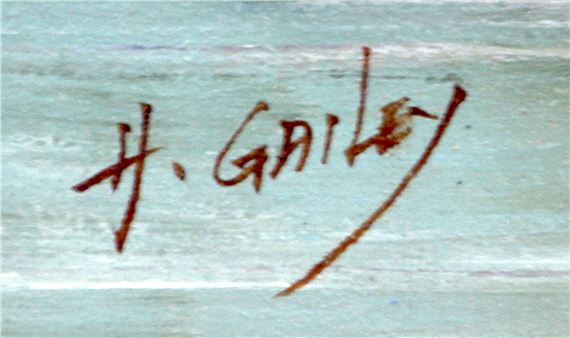 H. Gailey | SEAGULS IN FLIGHT OVER THE OCEAN | MutualArt