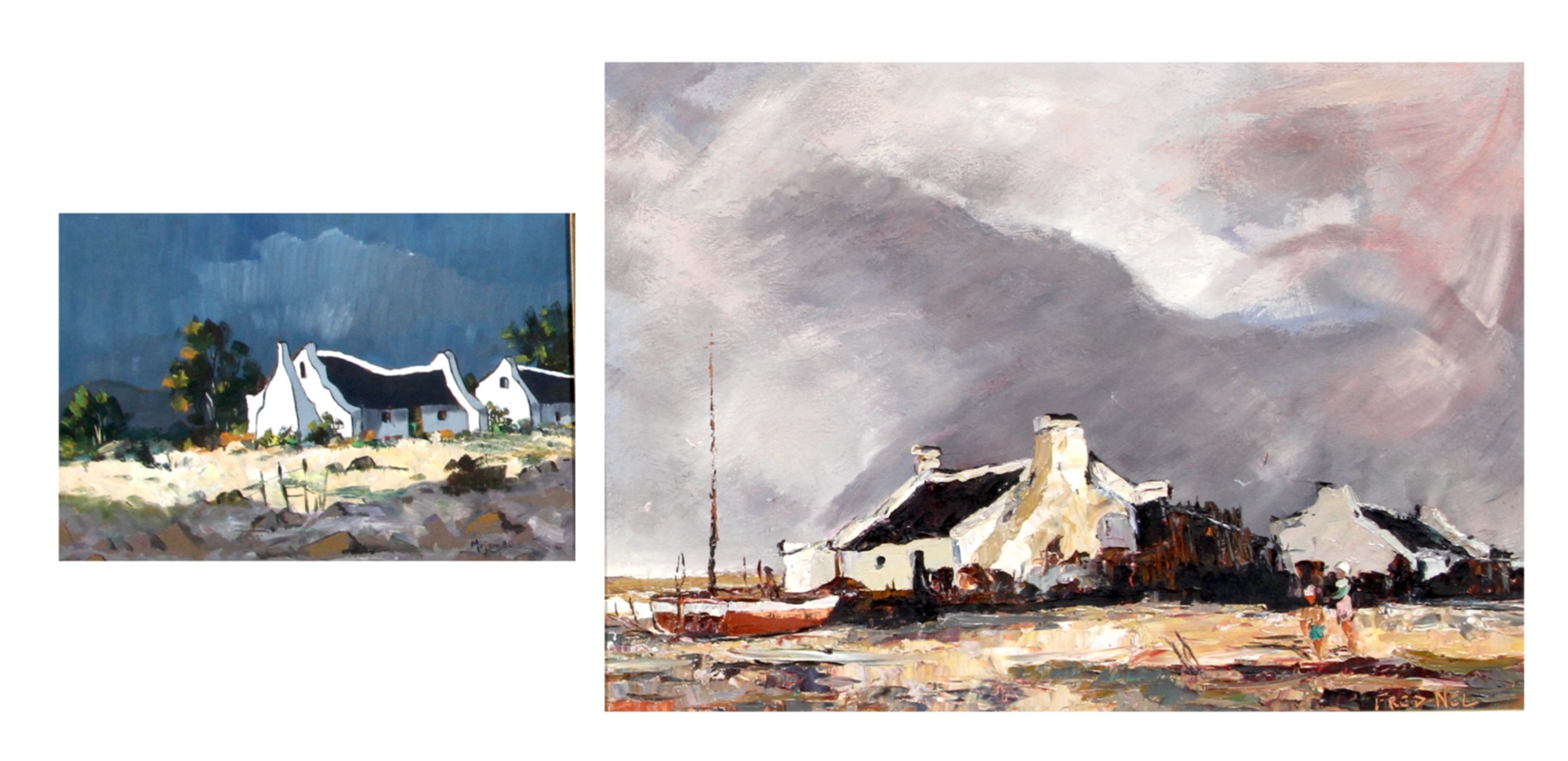 Fred Nel | BEACH COTTAGES | MutualArt