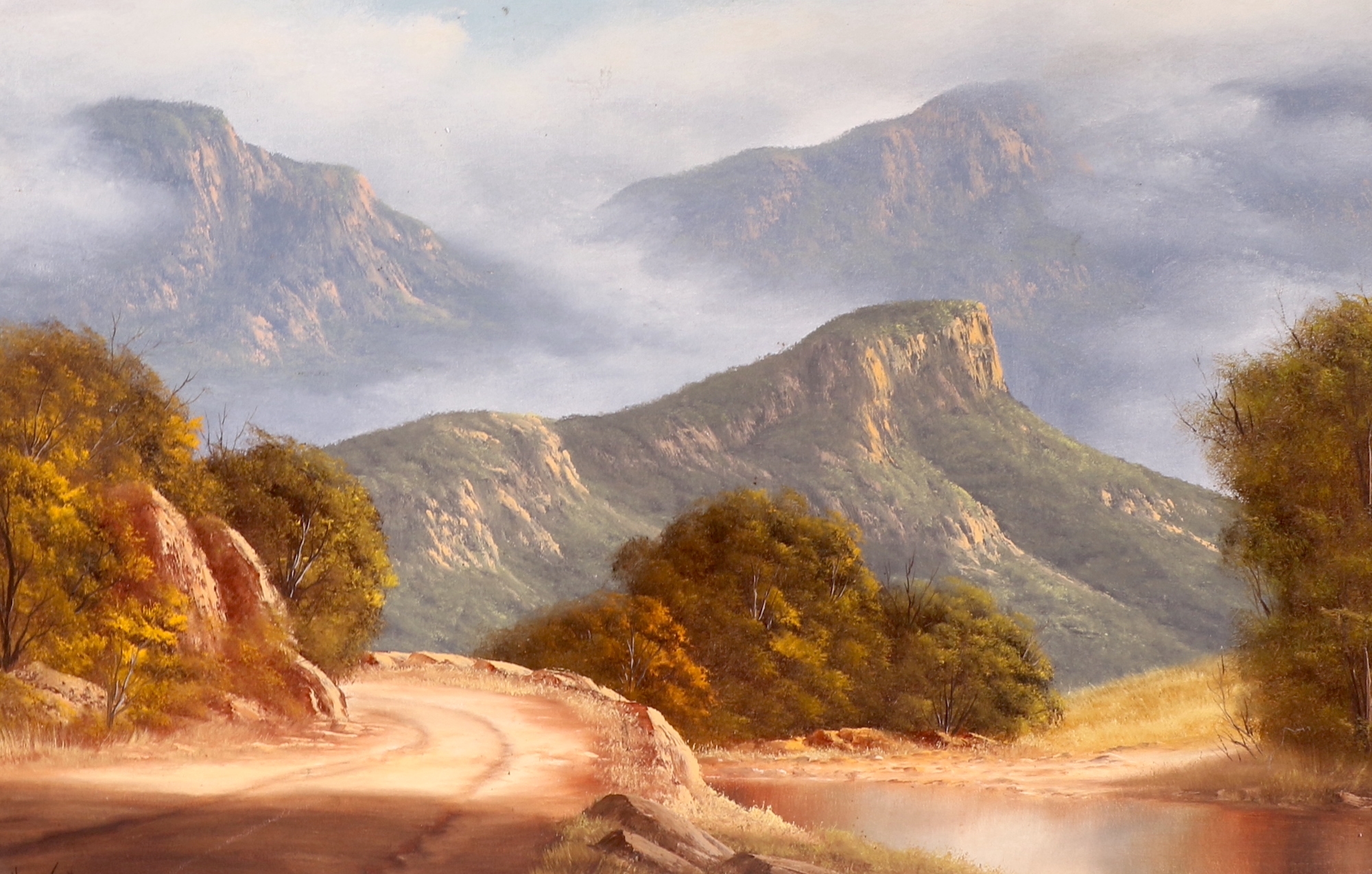 Hennie Coetzee | PATH INTO THE MOUNTAINS | MutualArt