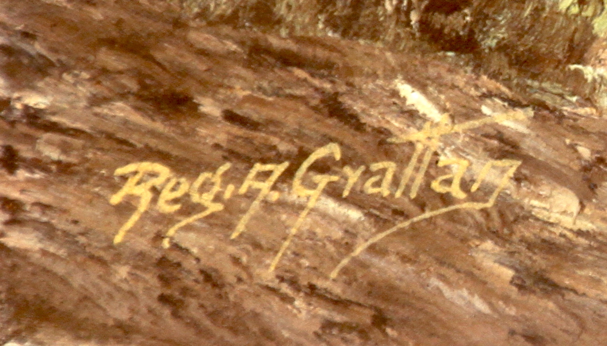 Reginald A. Grattan | MOUNTANOUS LANDSCAPE | MutualArt