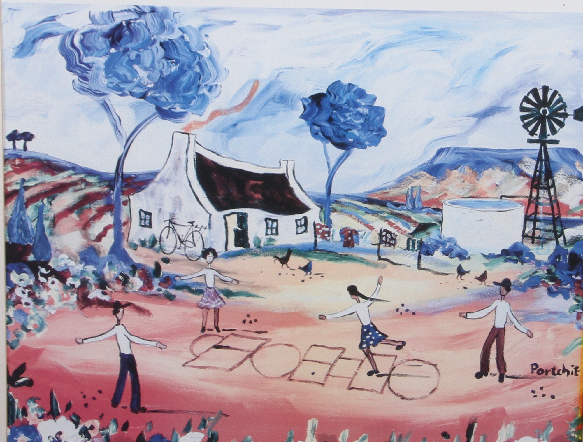 Portchie | CHILDREN PLAYING OUTSIDE | MutualArt