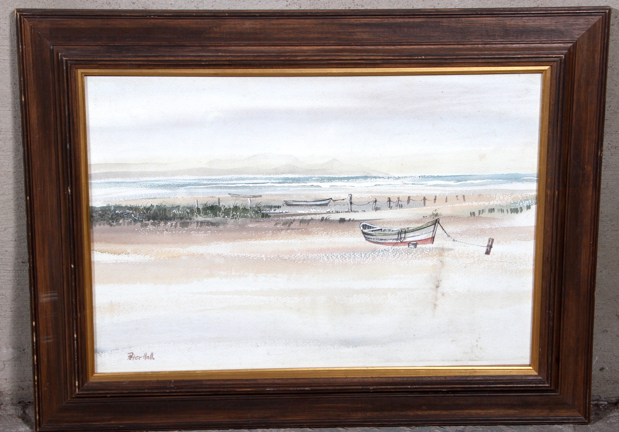 H. Gailey | SEAGULS IN FLIGHT OVER THE OCEAN | MutualArt