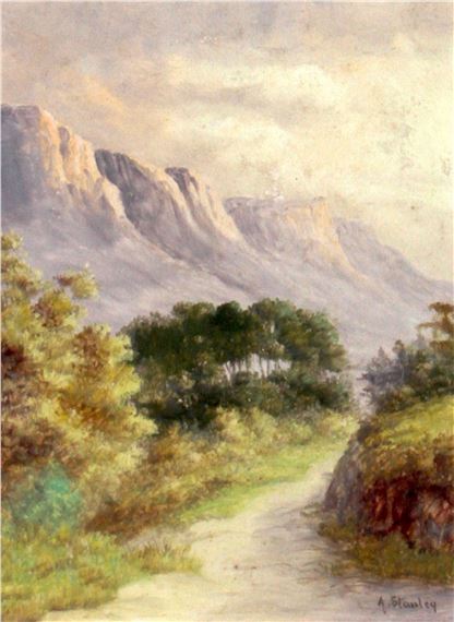 A. Stanley | PATH LEADING TO THE MOUNTAINS | MutualArt