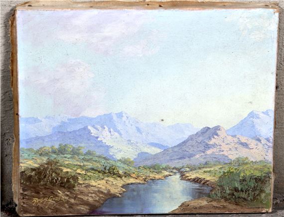 Reginald A. Grattan | MOUNTANOUS LANDSCAPE | MutualArt