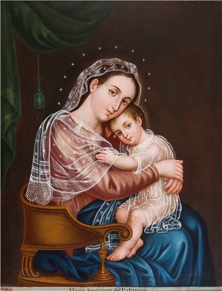 José Campeche | Our Lady of Patrocinio with Child (1793) | MutualArt