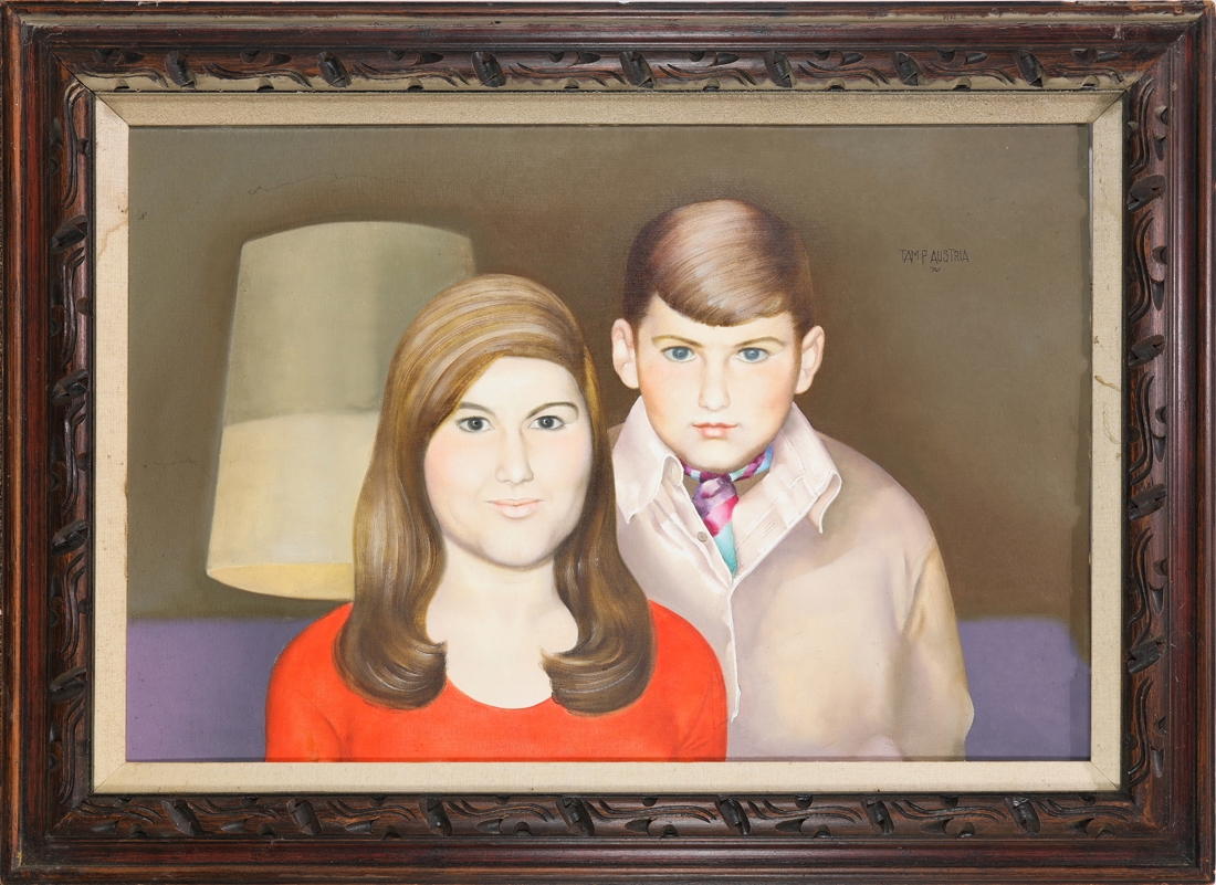 Tam Austria | Untitled (Portrait of Siblings) (1970) | MutualArt