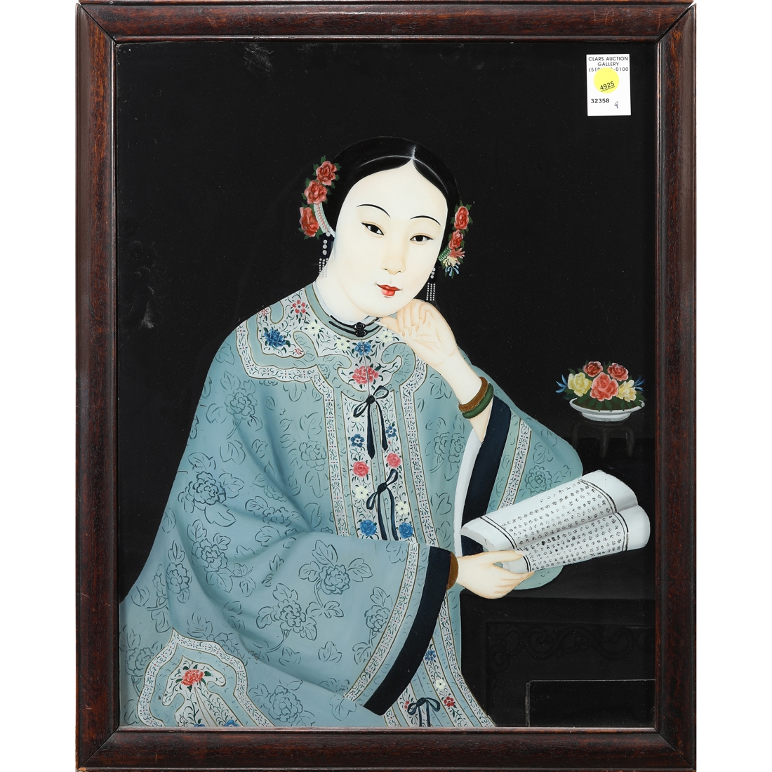Chinese School | Chinese reverse glass painting | MutualArt