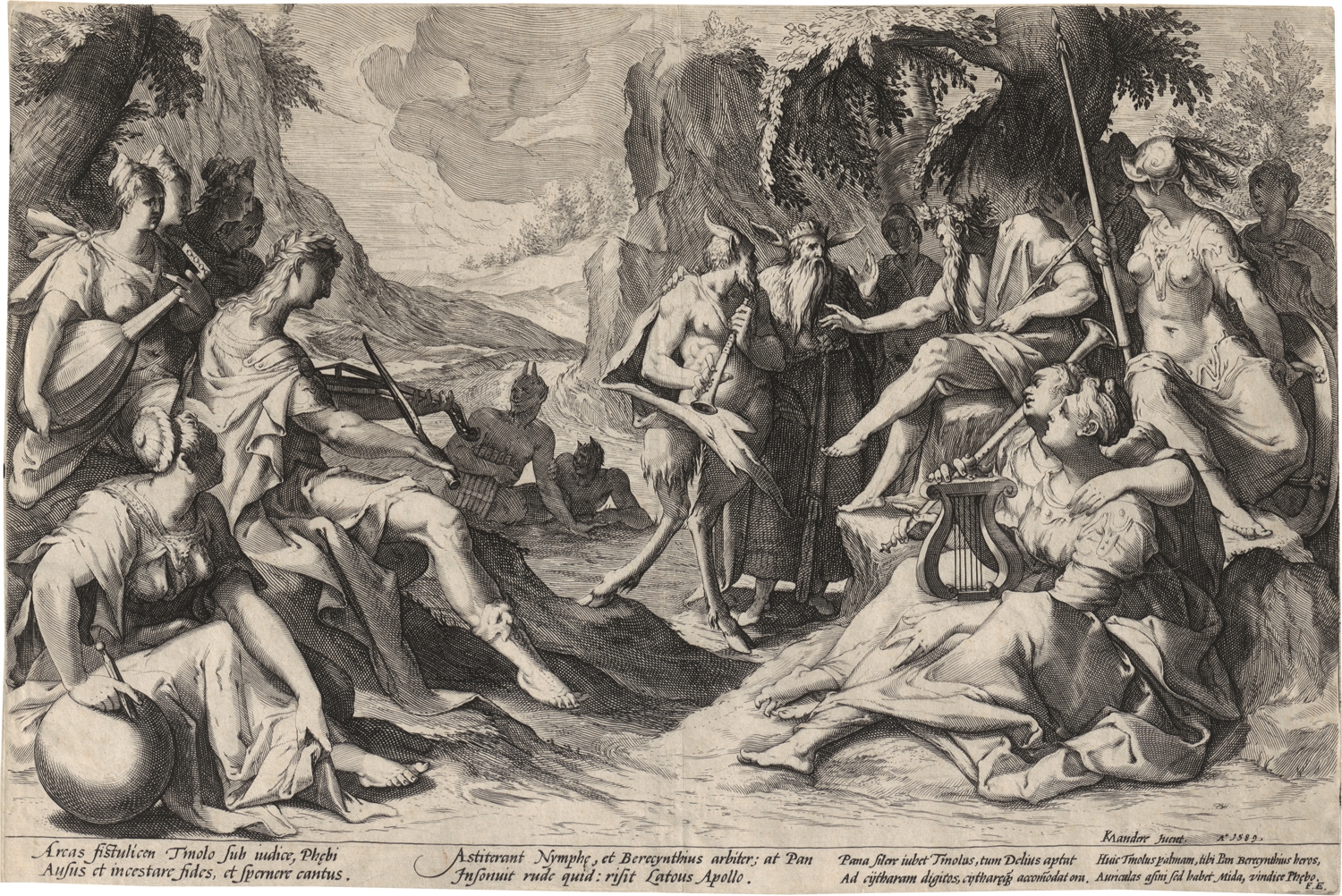 Karel Van Mander | Das Urteil des Midas (1589) | MutualArt