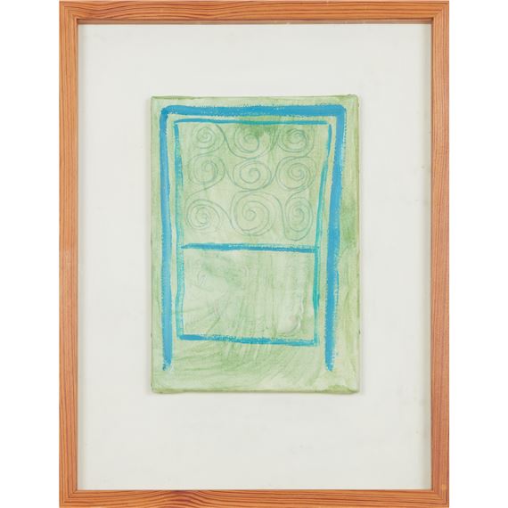 Kate Nicholson | Hunting grave stone (1980) | MutualArt