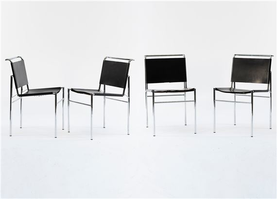 Eileen Gray | 4 'Roquebrune' chairs (1932) | MutualArt