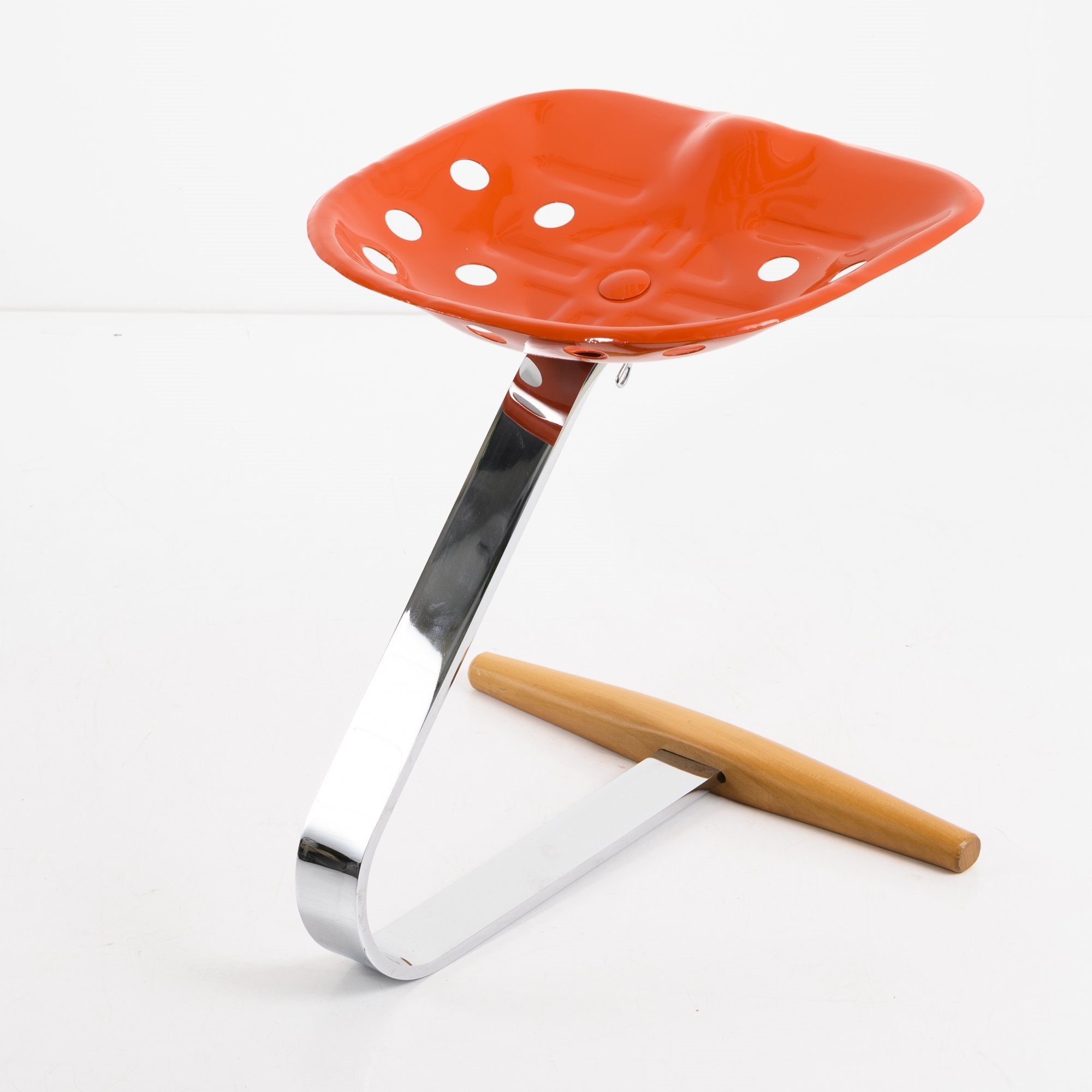Achille Castiglioni | 'Mezzadro' stool (1984) | MutualArt