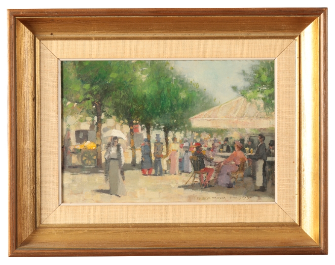 Alexander Coutts Fraser | Parisian Boulevard Life | MutualArt