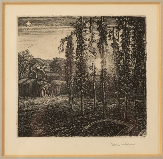 Graham Sutherland | Cray Fields (1925) | MutualArt