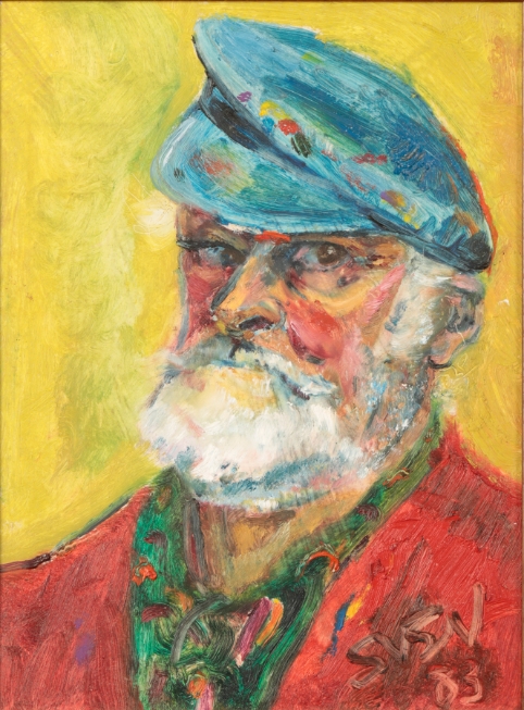 Sven Berlin | Self Portrait head and shoulders (83) | MutualArt