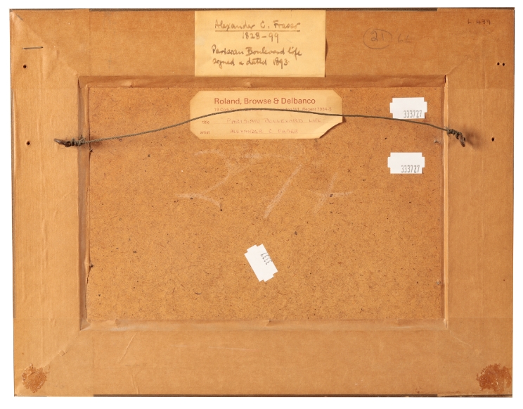 Alexander Coutts Fraser | Parisian Boulevard Life | MutualArt