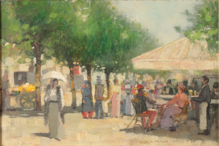 Alexander Coutts Fraser | Parisian Boulevard Life | MutualArt