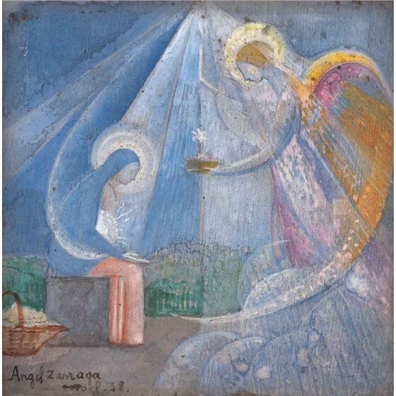 Angel Zárraga | The annunciation (1938) | MutualArt