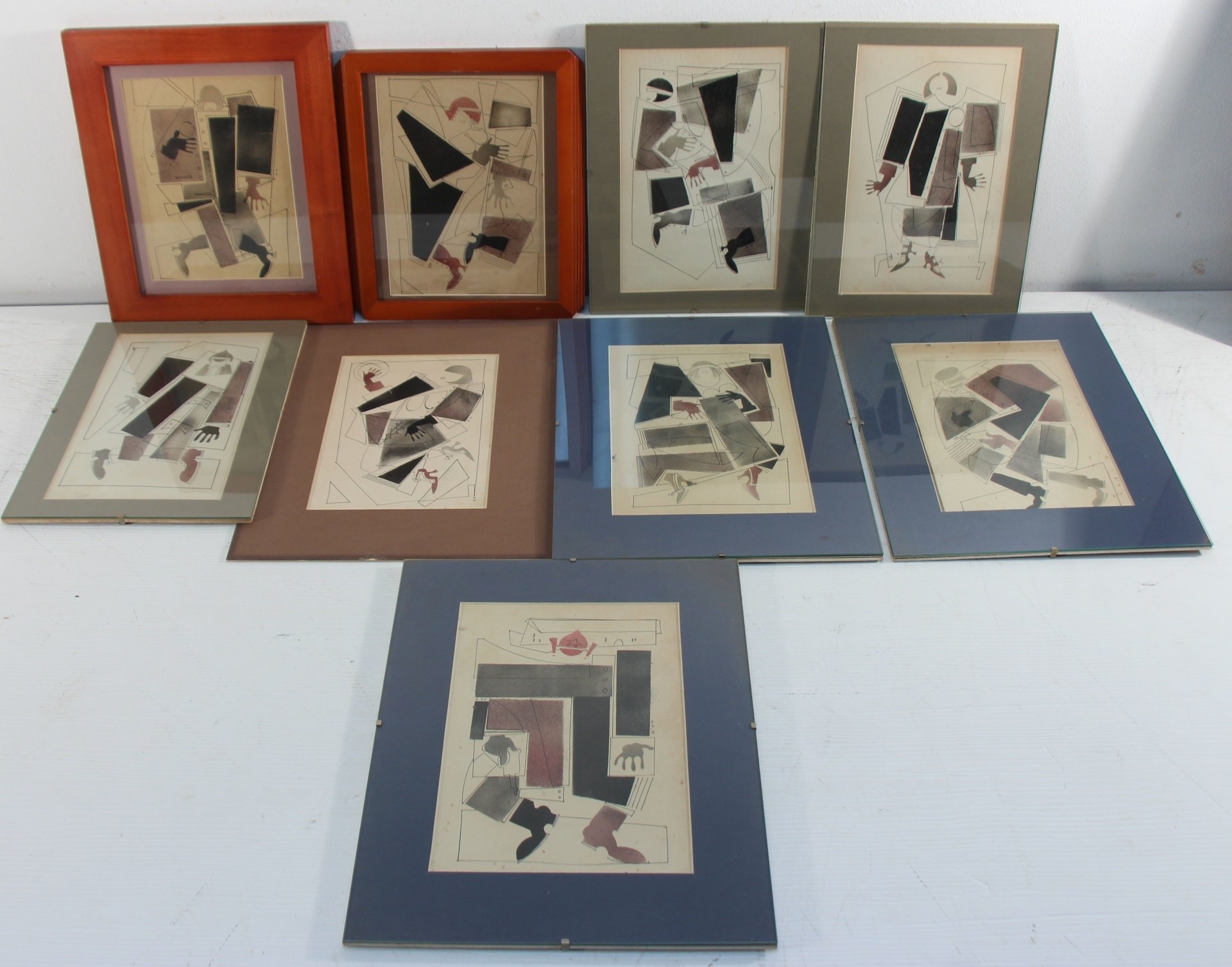 Vladimir Lebedev | Grouping of Nine Lithographs | MutualArt
