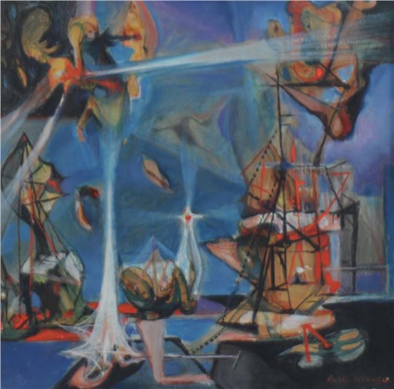 Boris Margo | Surrealist Scene | MutualArt