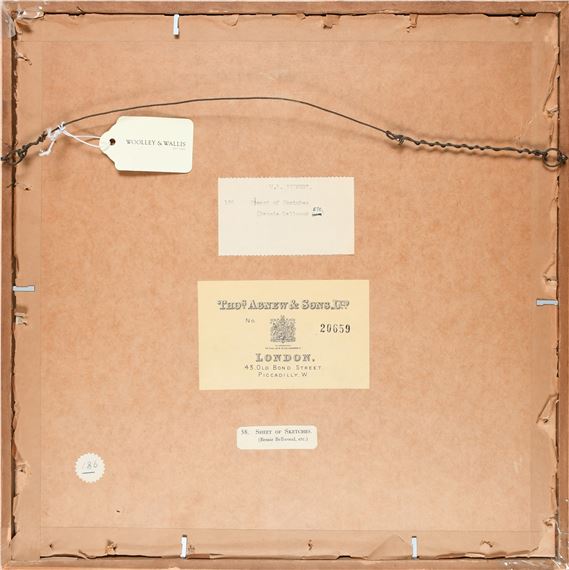 Walter Richard Sickert | Sheet of Sketches with Bessie Bellwood | MutualArt