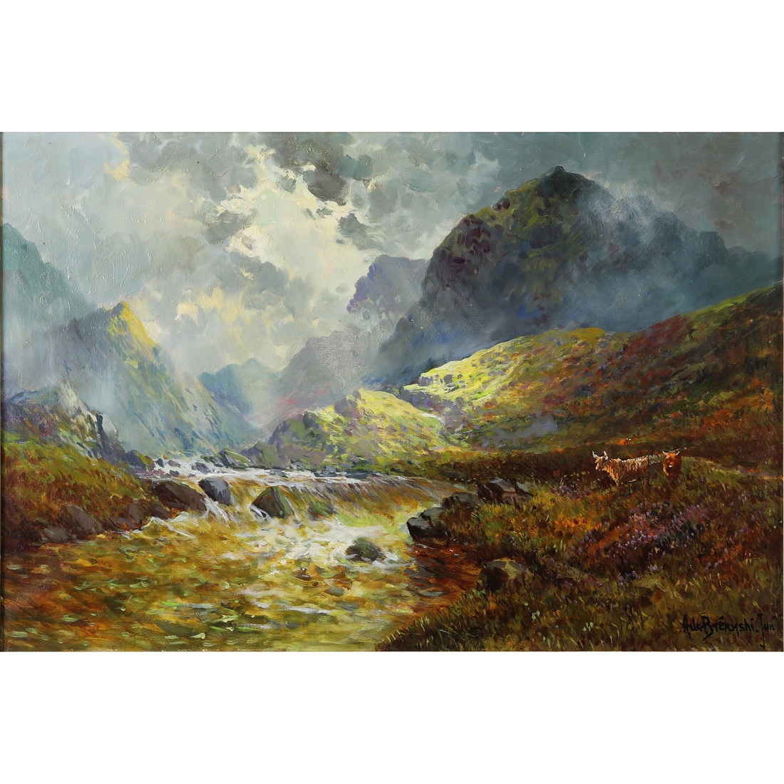 Alfred de Breanski Jr. | IN THE ISLE OF SKYE British | MutualArt