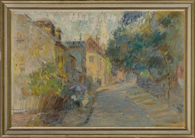 Jan (Jean) Ekiert | A village in Provence | MutualArt