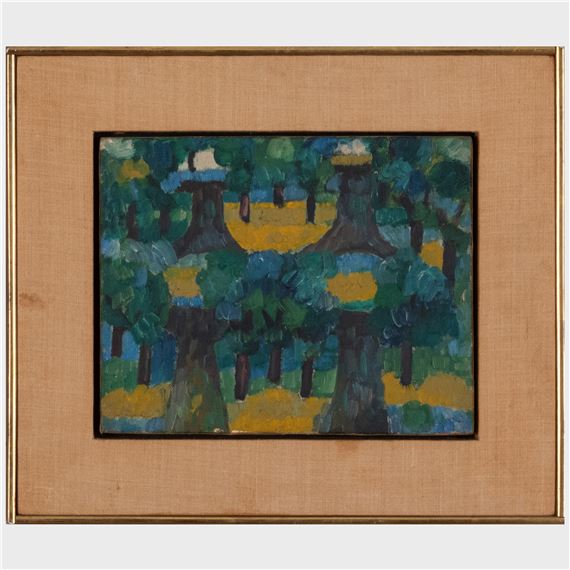 Jan Muller | 2 Imaginary Circle Path (1956) | MutualArt
