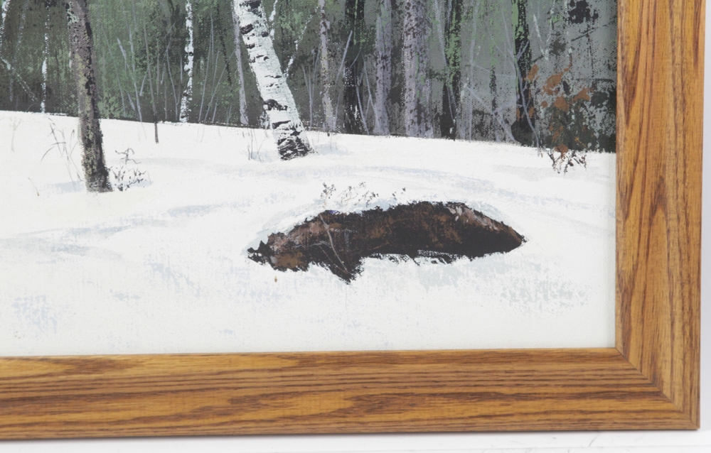 Joy Biddle | Winter with Birch Trees | MutualArt