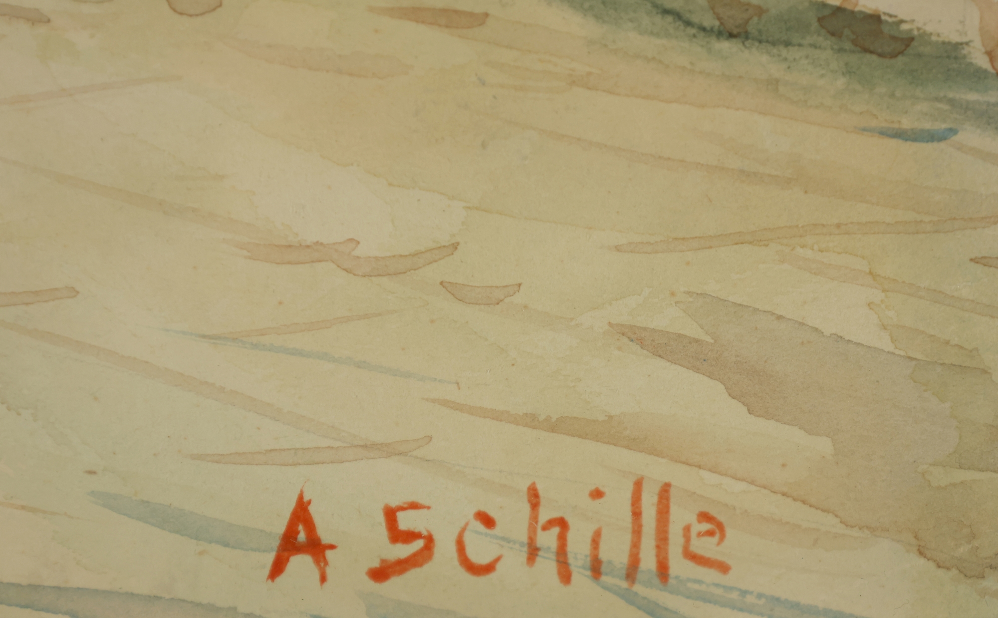 Alice Schille | Village Scene | MutualArt