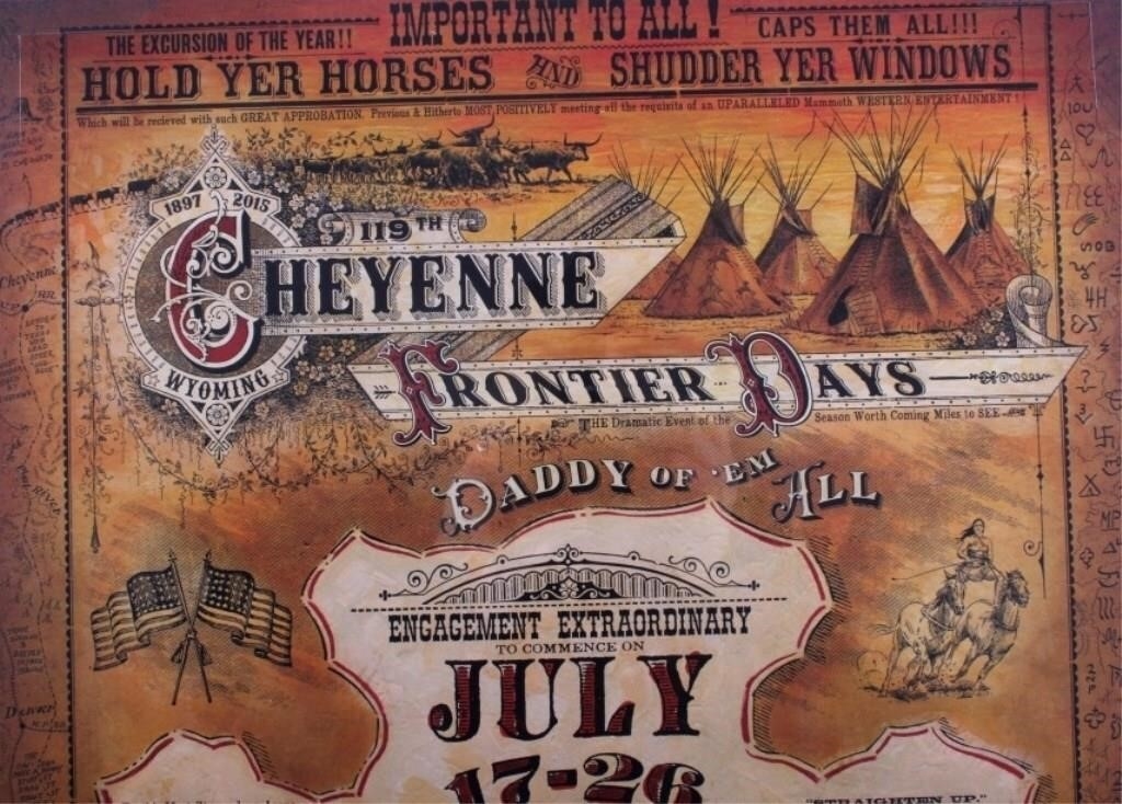 Bob Coronato | Cheyenne Wyoming Frontier Days Rodeo Poster | MutualArt