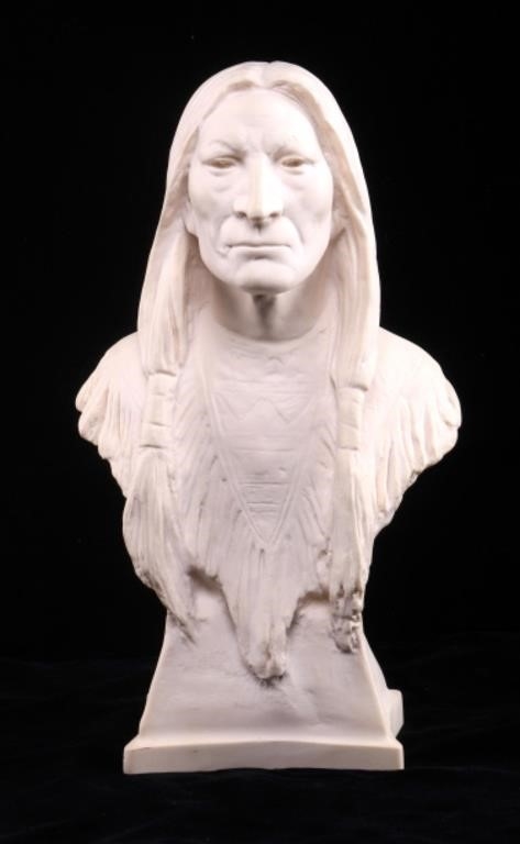 A. Gianna | Indian Bust Sculpture Statue | MutualArt