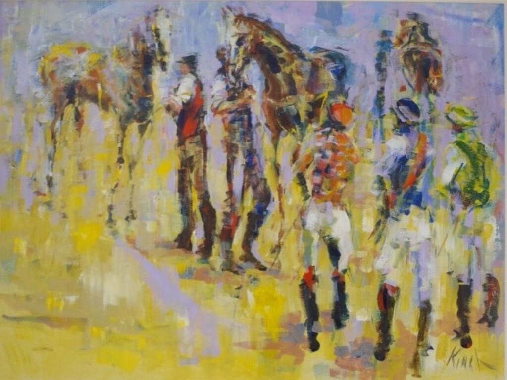 Jim Kinch | Horse Races | MutualArt