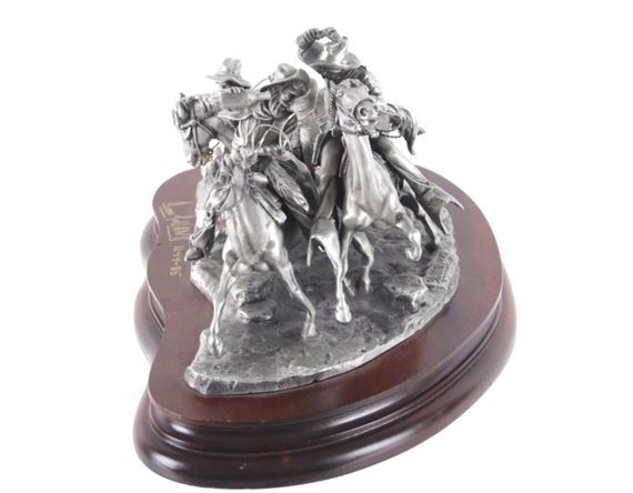 Donald Jack Polland | Painting The Town Pewter Sculpture (Circa 1975 ...
