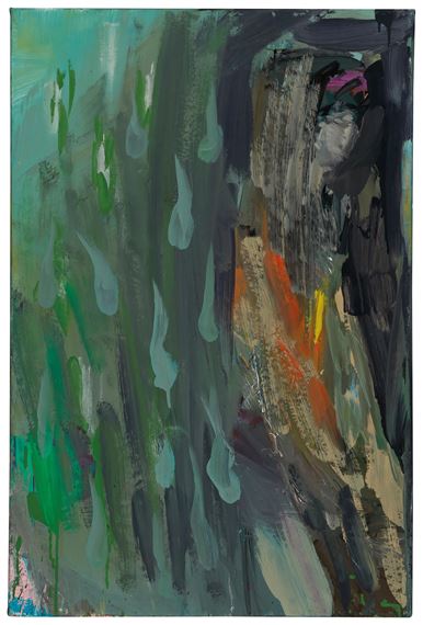 Siegfried Anzinger | Tropfen Mädchen (1989) | MutualArt
