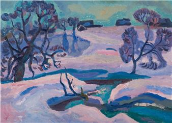 Viktor Efimovich Popkov | Field Station (1960) | MutualArt